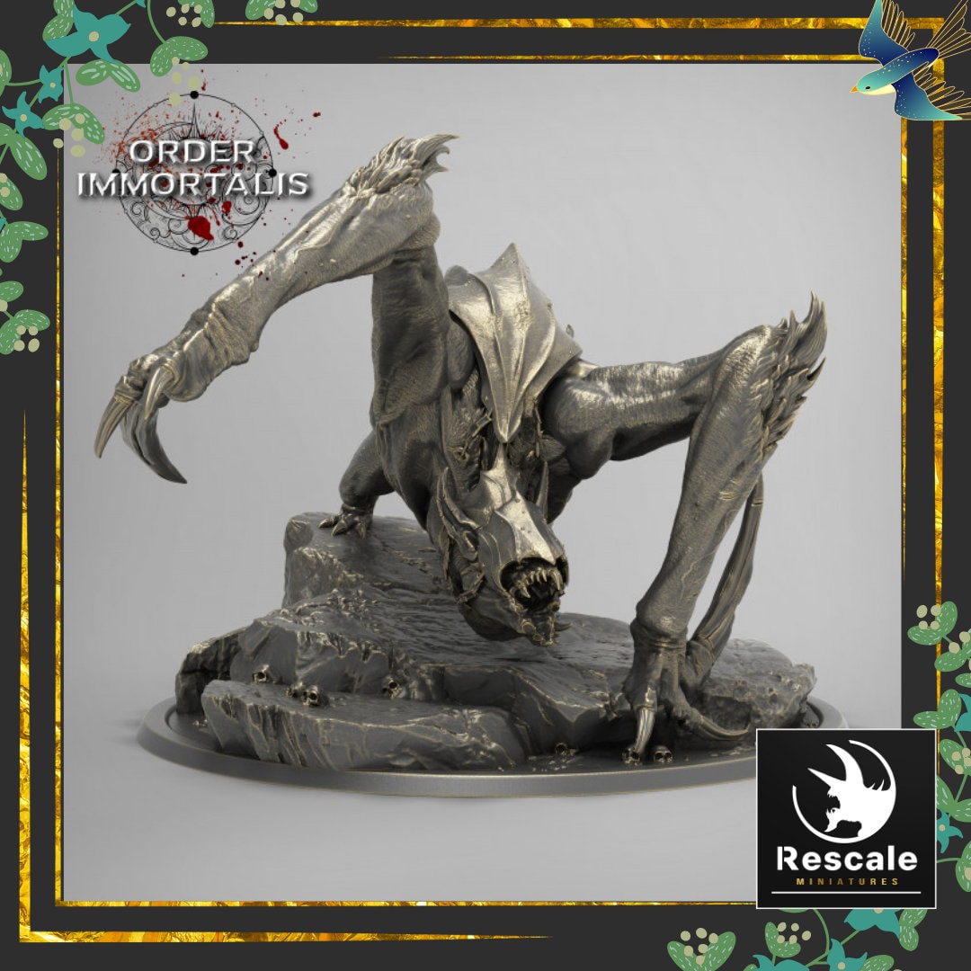 Crawling Bat | Rescale Miniatures | Dnd Tabletop Miniature | Hand ...