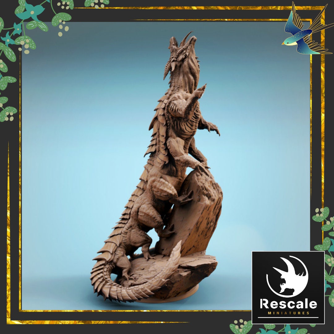 Behir | Rescale Miniatures | Tabletop Miniature | Hand-painted by the ...