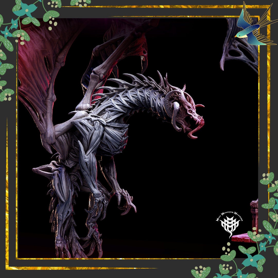 Dracolich | Mini Monster Mayhem | Tabletop Miniature | Hand-painted ...