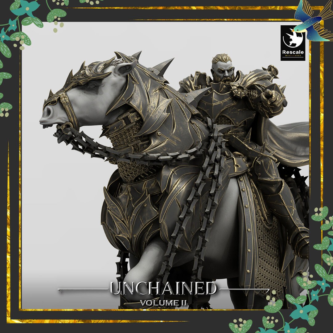 Unchained Horses | Rescale Miniatures | Dnd Tabletop Miniature | Hand ...