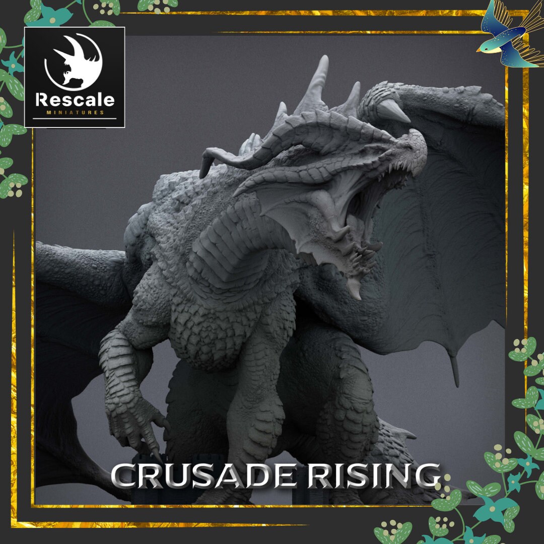 Red Dragon - Legendary | Rescale Miniatures | Tabletop Miniature | Hand ...