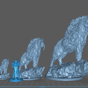 Saber-tooth Tigers | Rescale Miniatures | Tabletop Miniature | Hand ...