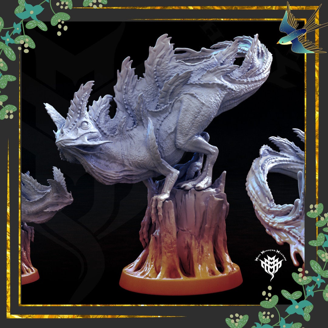 Hybrid Raptors 1 Mini Monster Mayhem Tabletop Miniature Hand-painted by ...