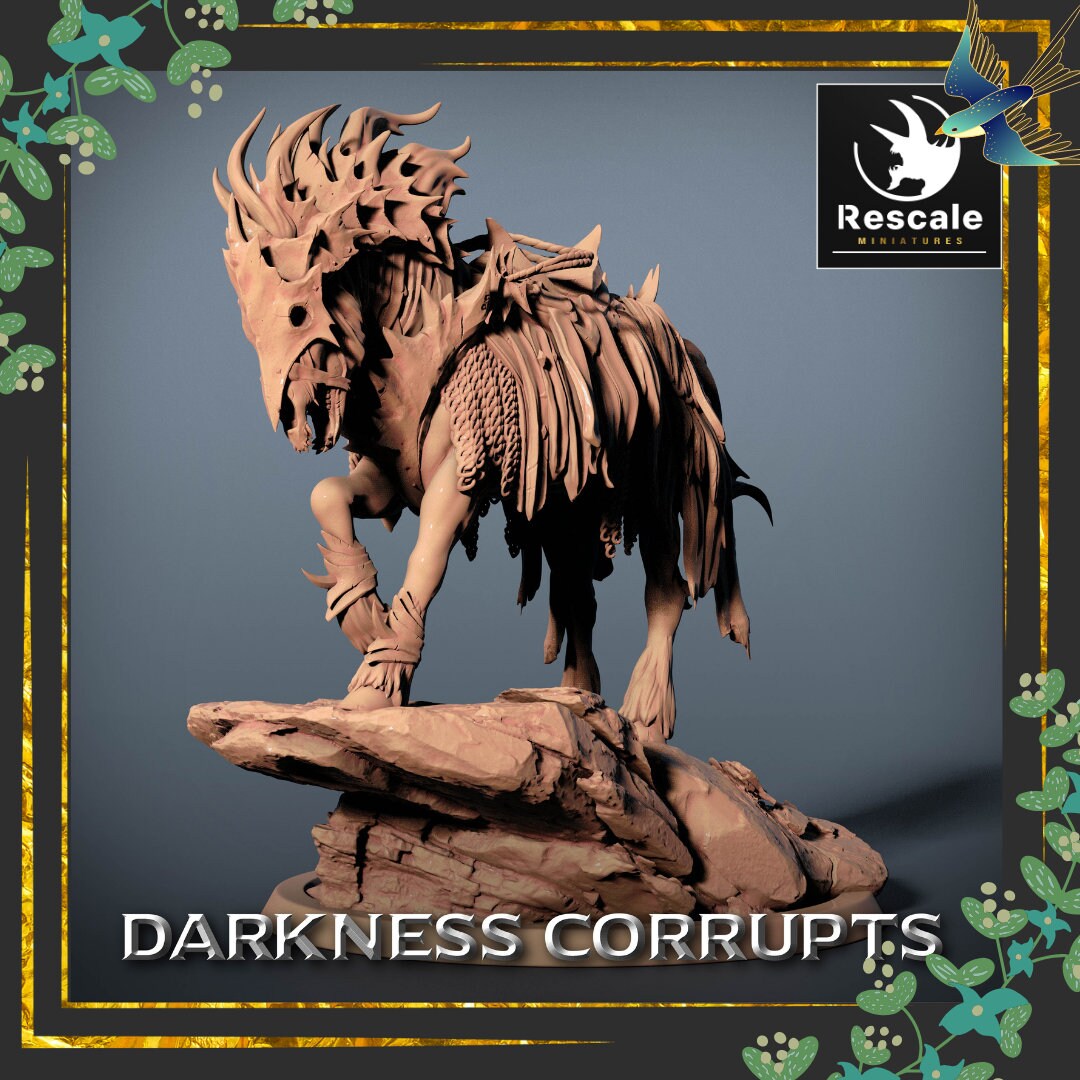 Undead Horses Without Riders Rescale Miniatures Tabletop Miniature Hand ...