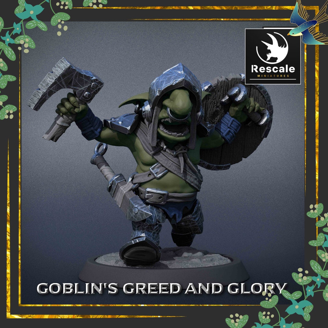 Goblin Warriors | Rescale Miniatures | Tabletop Miniature | Hand ...
