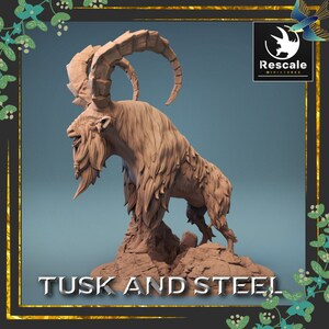 Dwarven Goats | With Out Riders | Rescale Miniatures | Dnd Tabletop ...