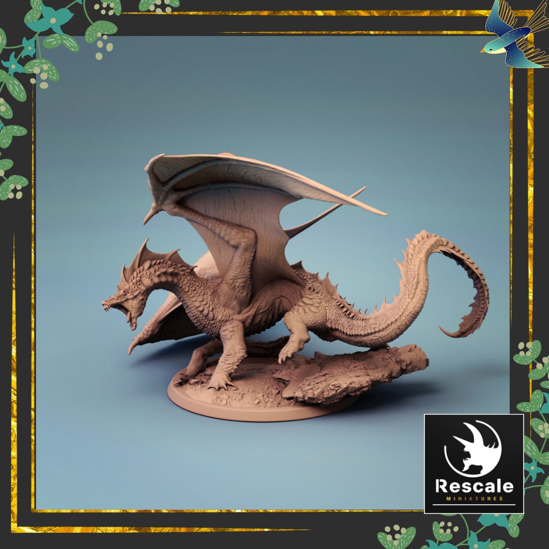 Brine Dragon | Rescale Miniatures | Tabletop Miniature | Hand-painted ...