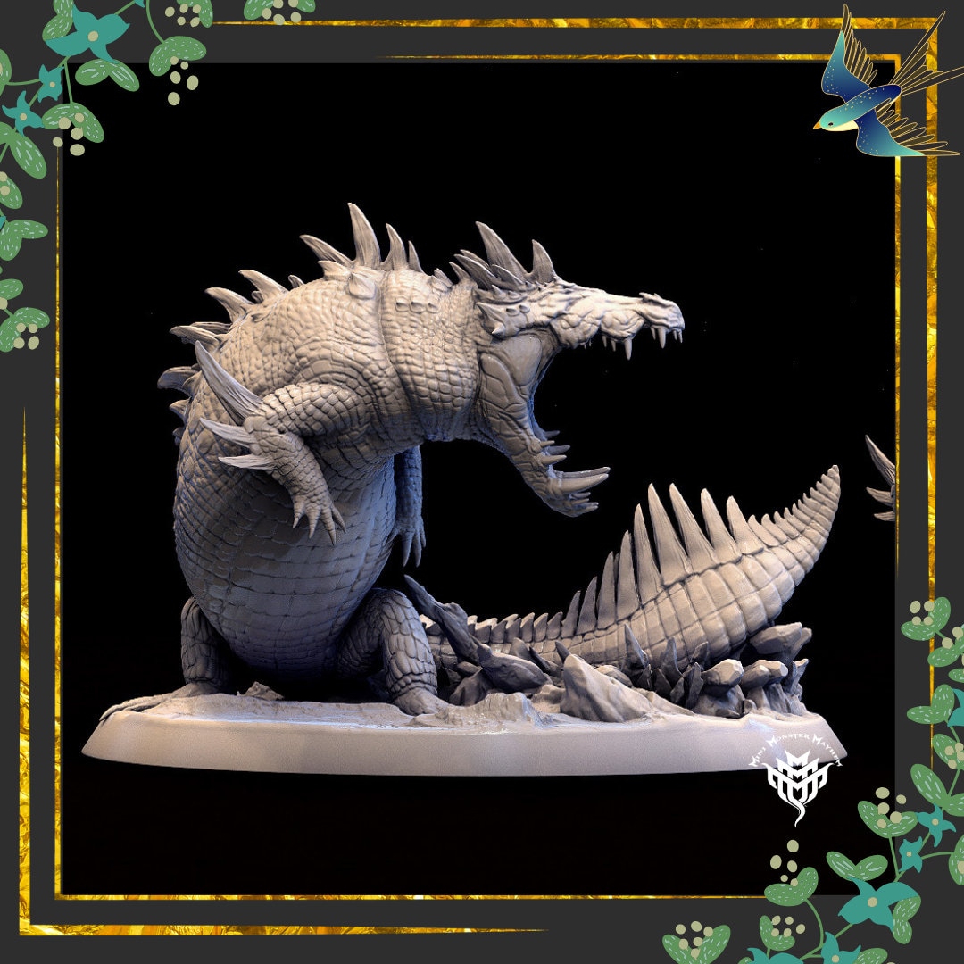 Farewell SALE | Sobek | Mini Monster Mayhem | Dnd Miniature | Hand ...