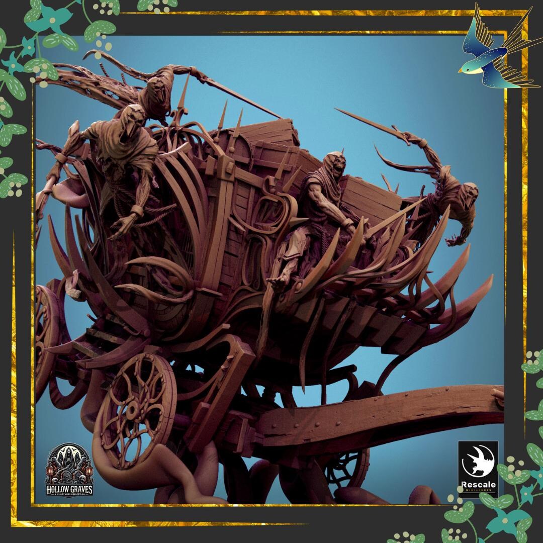 Phantom Coach Rescale Miniatures Dnd Miniature Dungeons and Dragons ...