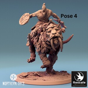 Saber-tooth Tigers | With Riders | Rescale Miniatures | Tabletop ...