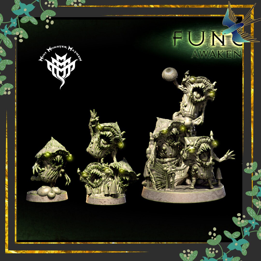 Myconid Spud Gang | Mini Monster Mayhem | Dnd Tabletop Miniature | Hand ...