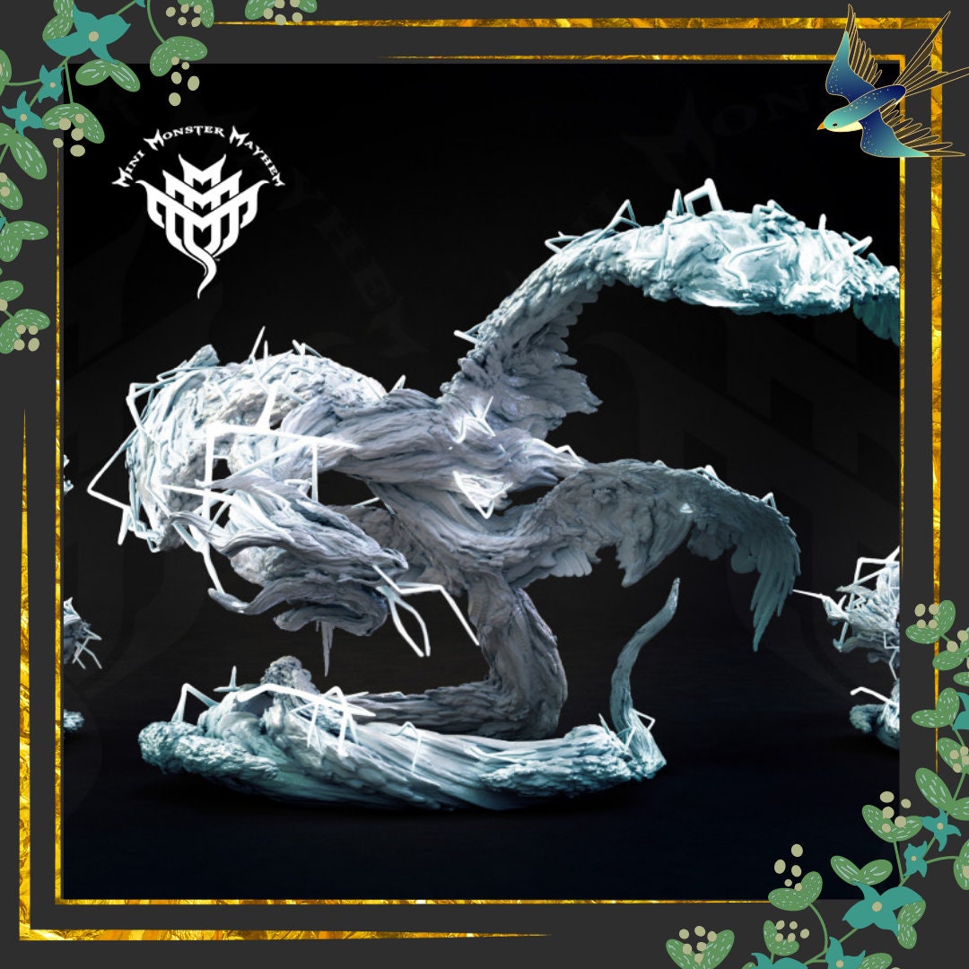Storm Dragon | Mini Monster Mayhem | Tabletop Miniature | Hand-painted ...