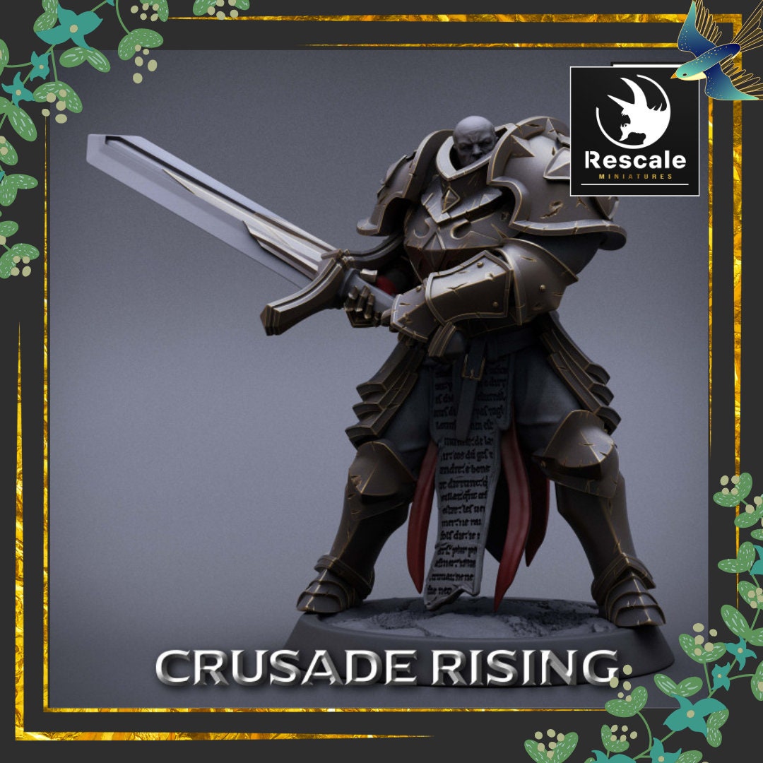 Crusading Templars | Rescale Miniatures | Tabletop Miniature | Hand ...