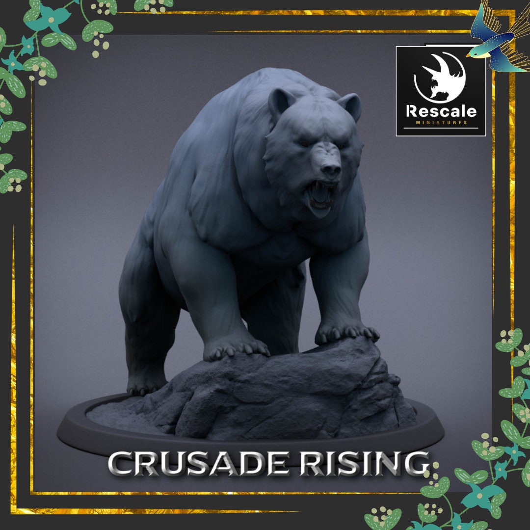 Bears | Rescale Miniatures | Tabletop Miniature | Hand-painted by the ...