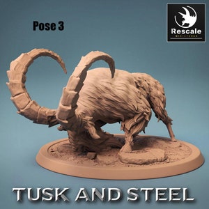 Dwarven Goats | With Out Riders | Rescale Miniatures | Dnd Tabletop ...