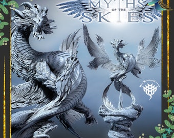 Feathered T-rex Mini Monster Mayhem Tabletop Miniature Hand-painted by ...