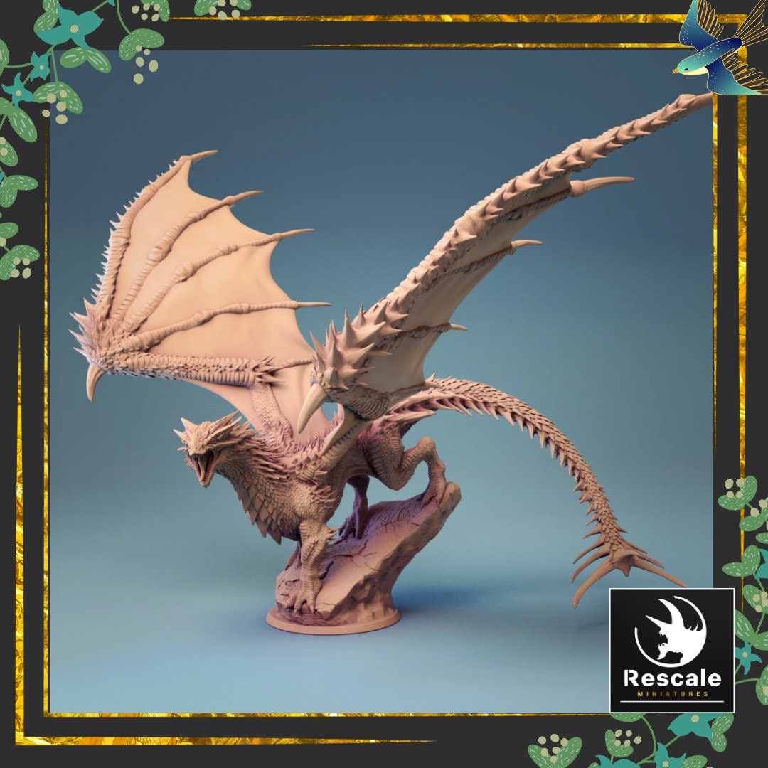 Red Dragon | Rescale Miniatures | Tabletop Miniature | Hand-painted ...