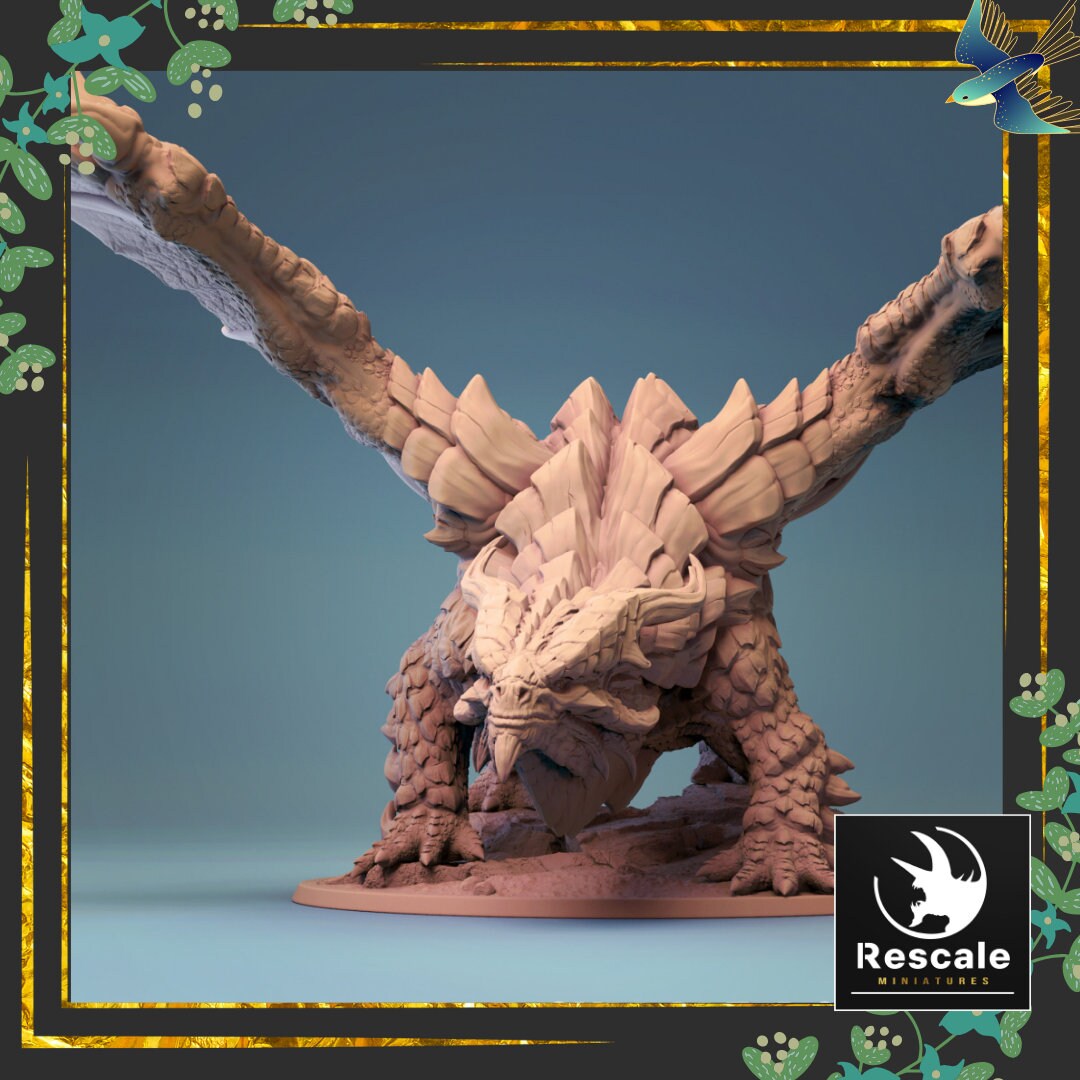 Copper Dragon | Rescale Miniatures | Tabletop Miniature | Hand-painted ...