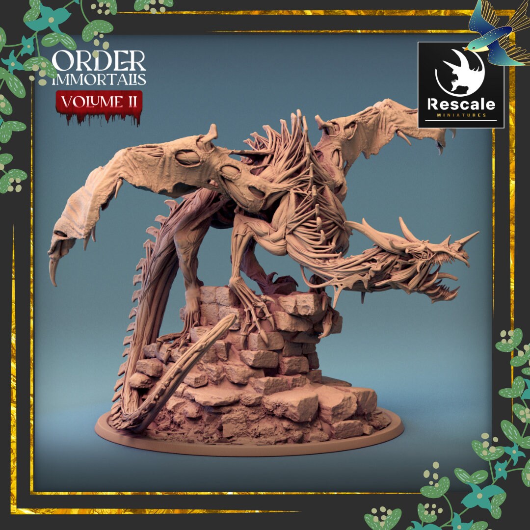 Immortalis Dragons | Rescale Miniatures | Dnd Miniature | Dungeons and ...