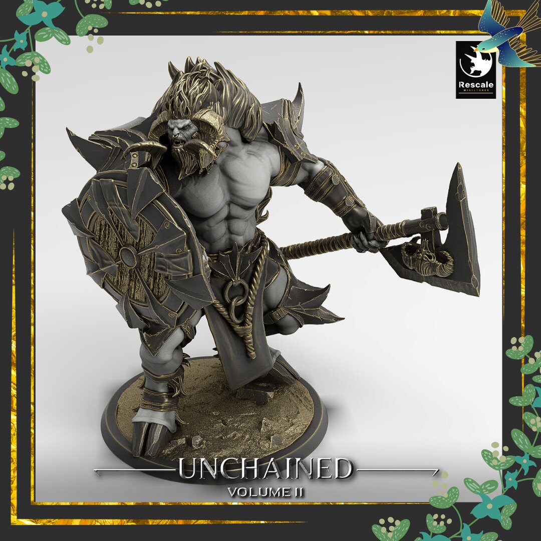 Minotaur | Rescale Miniatures | Dnd Tabletop Miniature | Hand-painted ...