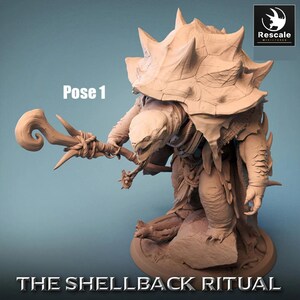 Shellback Shaman | Rescale Miniatures | Tabletop Miniature | Hand ...