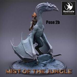 Prehistoric Wyvern | With Rider | Rescale Miniatures | Tabletop ...