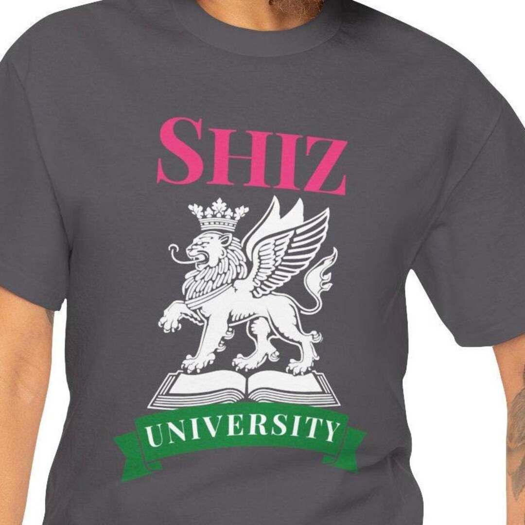Shiz University Shirt Winged Lion Crest & Dear Old Shiz Alma Mater ...