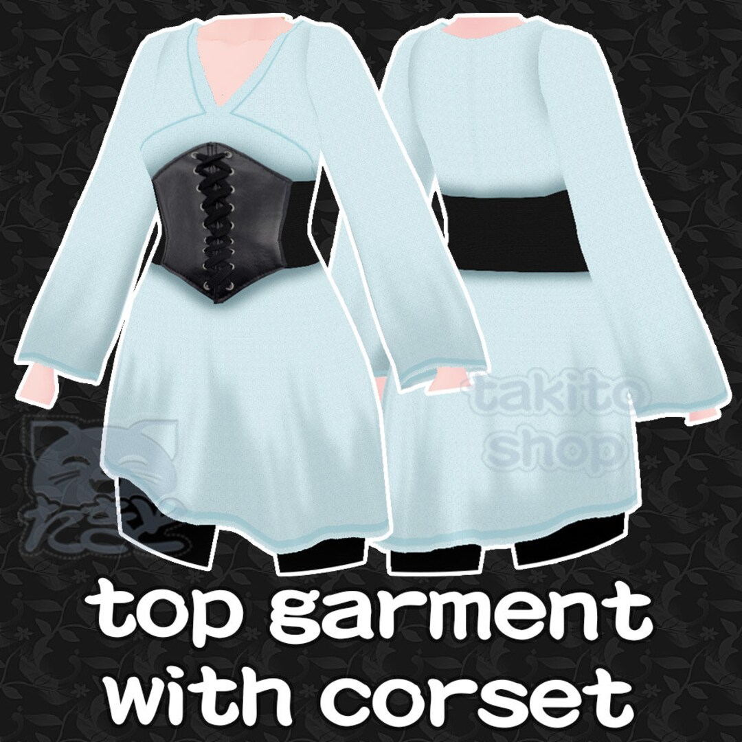 コルセット付き上着『 Top Garment With Corset 』 - Etsy