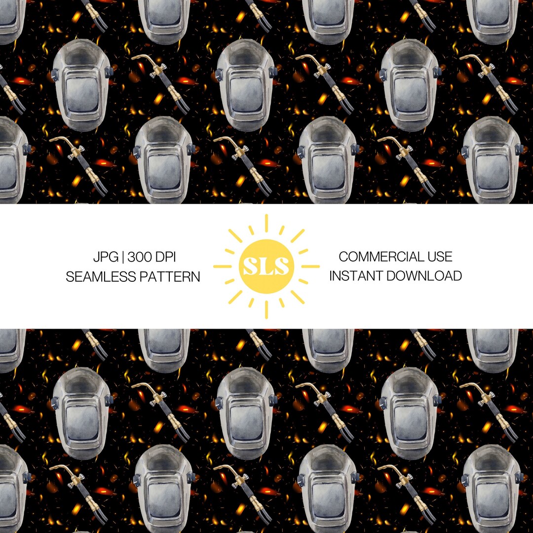 Welding Seamless File - Welder Seamless File - Welding Helmet Seamless ...