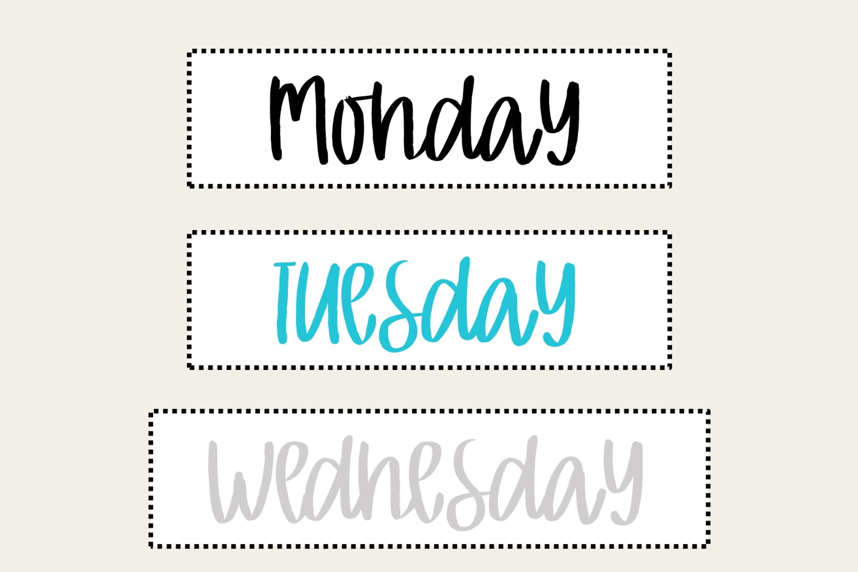 Daily Classroom Flip Calendar - Classroom Decor - Totally Teal ...