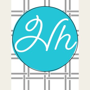 Cursive Alphabet Posters - Classroom Decor - Totally Teal - Digital ...