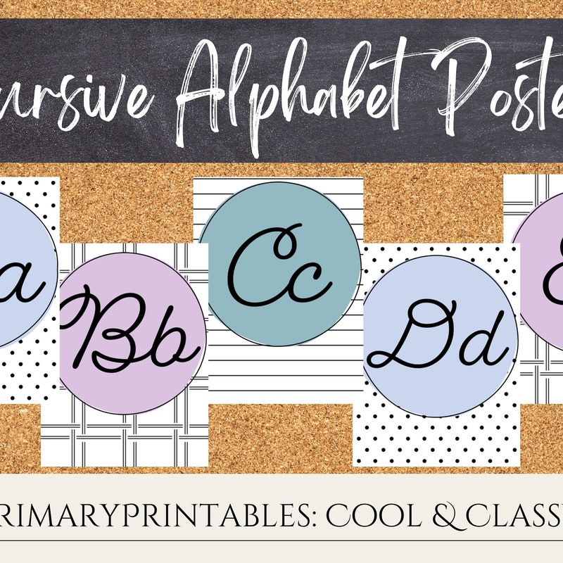Cursive Alphabet - Etsy