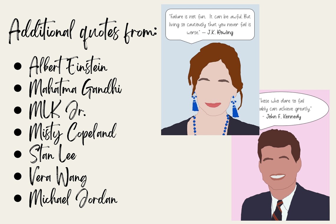 Famous Failures Posters - Inspirational Posters - Classroom Decor ...