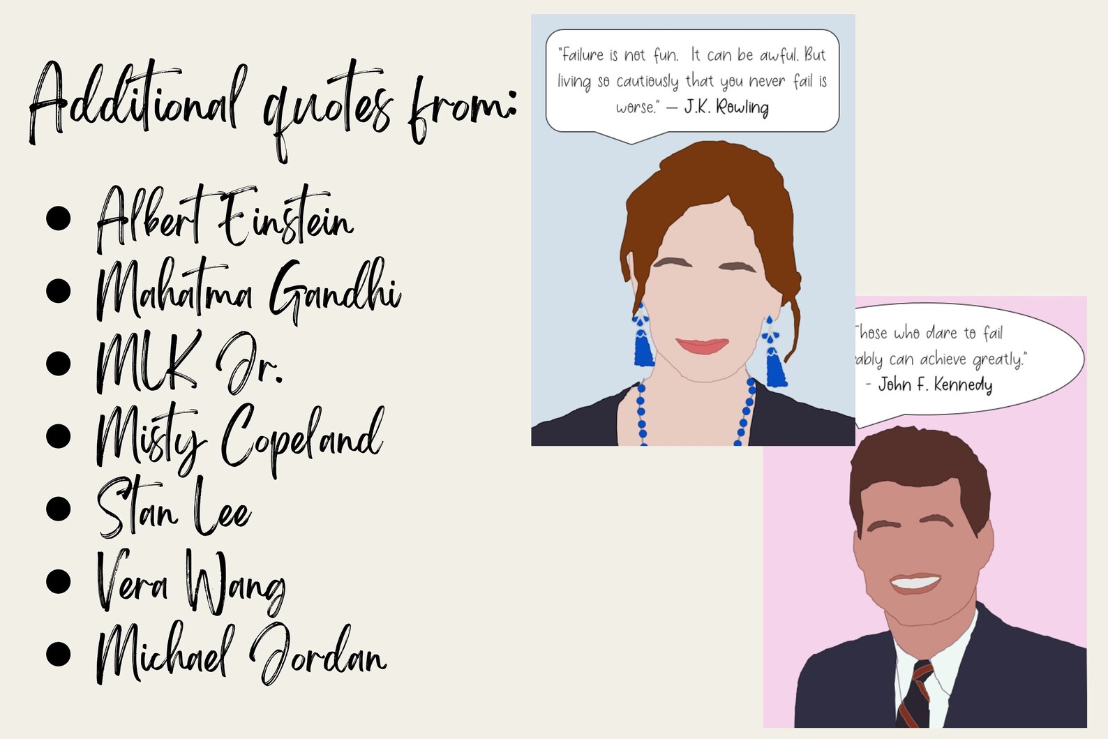 Famous Failures Posters Inspirational Posters Classroom - Etsy