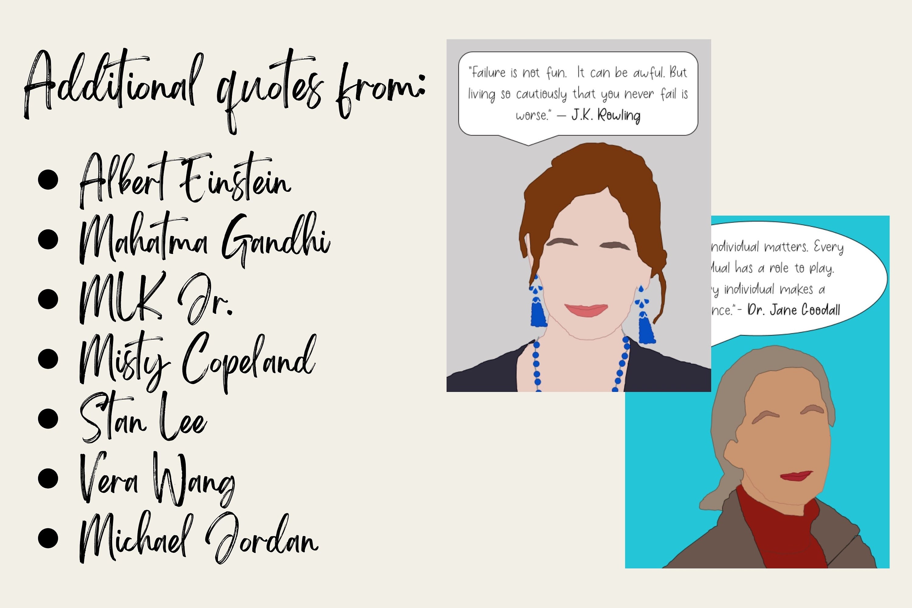 Famous Failures Posters - Inspirational Posters - Classroom Decor ...