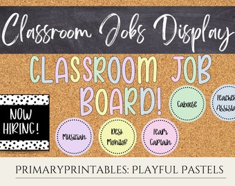 Classroom Job Display Bulletin Board Classroom Decor - Etsy
