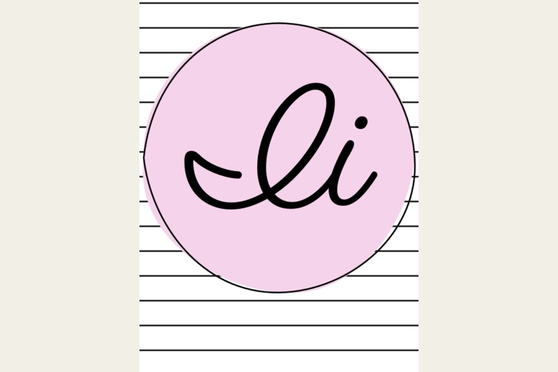 Cursive Alphabet Posters - Classroom Decor - Playful Pastels - Digital ...