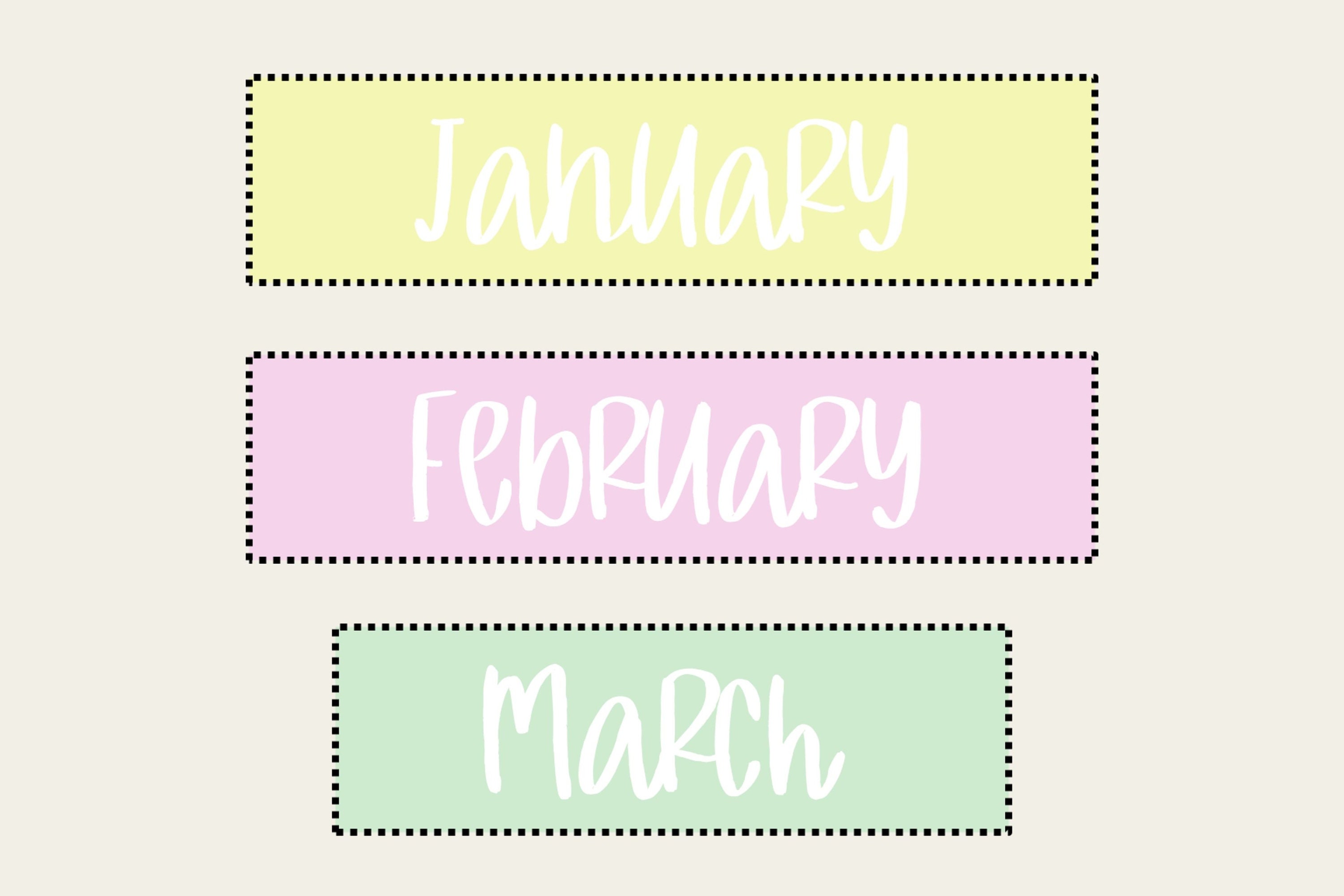 Daily Classroom Flip Calendar - Classroom Decor - Playful Pastels ...