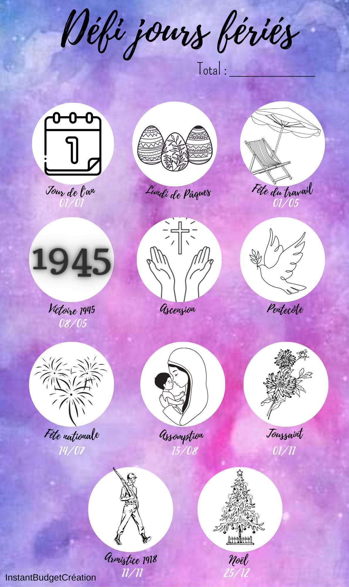 Défi jours fériés - Etsy France