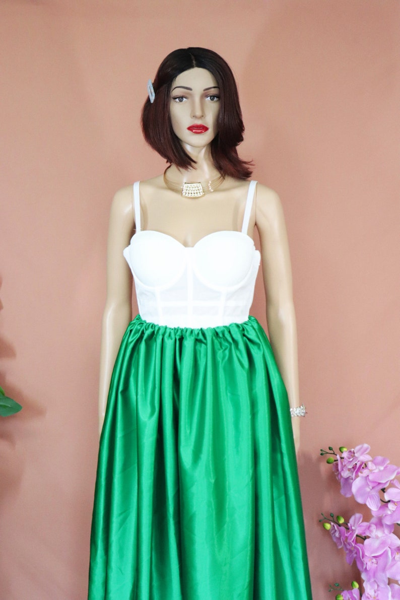 Umushanana in Apple Green With Sheer Drape Umukenyero Umucenyero ...