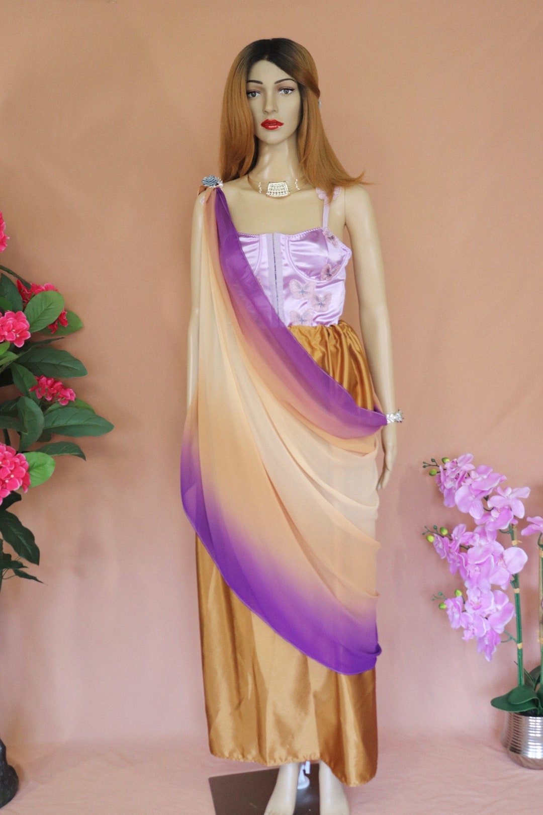 Brown Mushanana With Brown and Purple Ombré Drape| Umukenyero ...