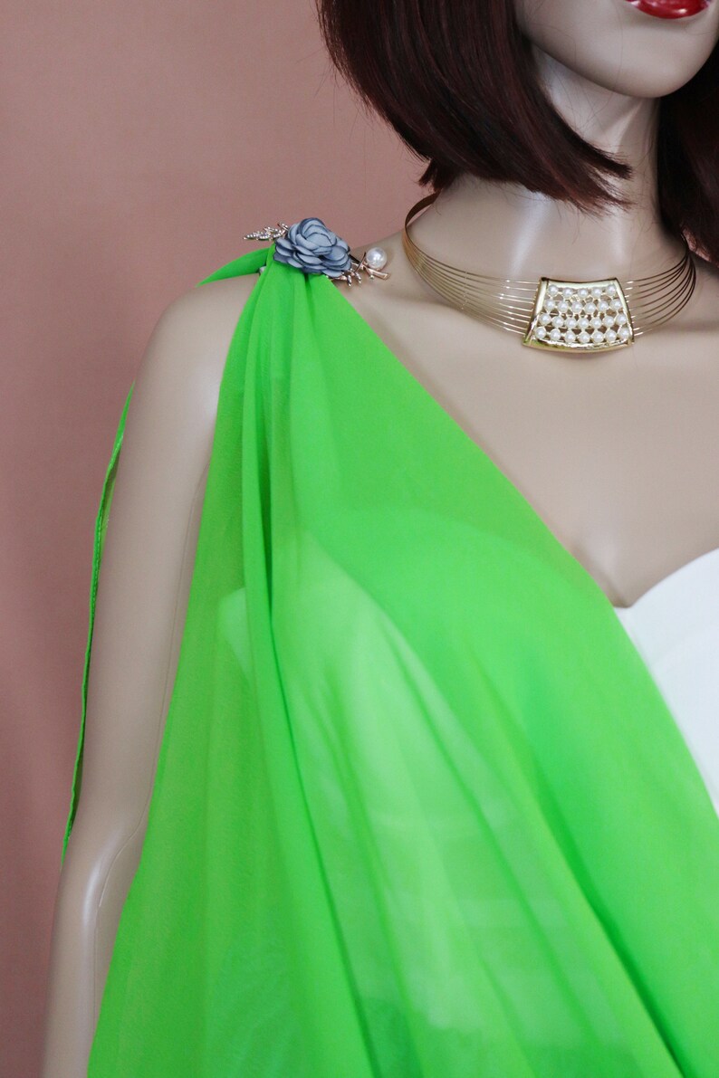 Umushanana in Apple Green With Sheer Drape| Umukenyero | Umucenyero ...