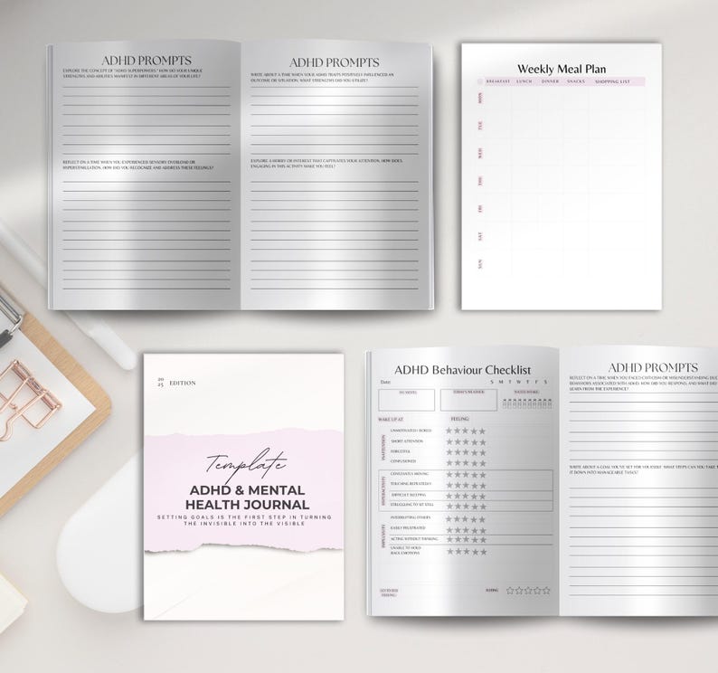 ADHD Behavioral Checklist / Printable ADHD Symptoms Tracker / ADHD ...