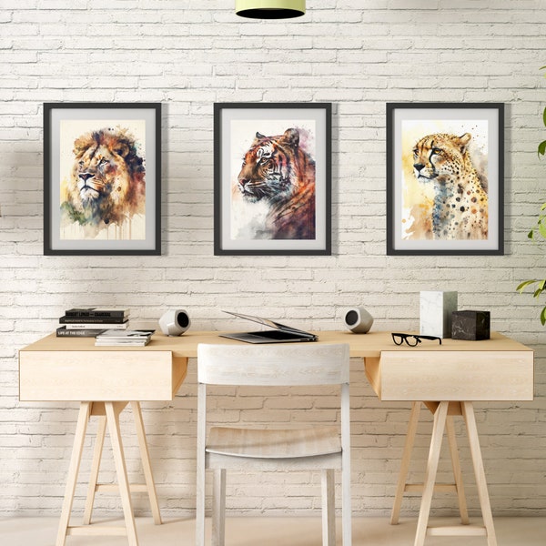 Big Cat Artwork - Etsy