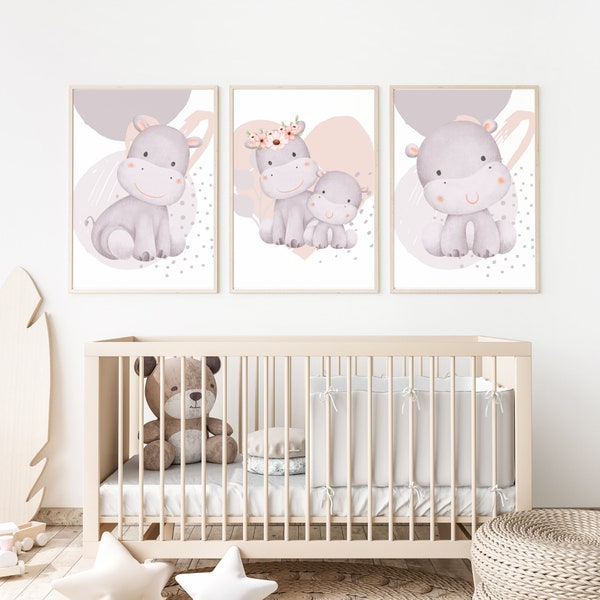 Hippo Nursery - Etsy