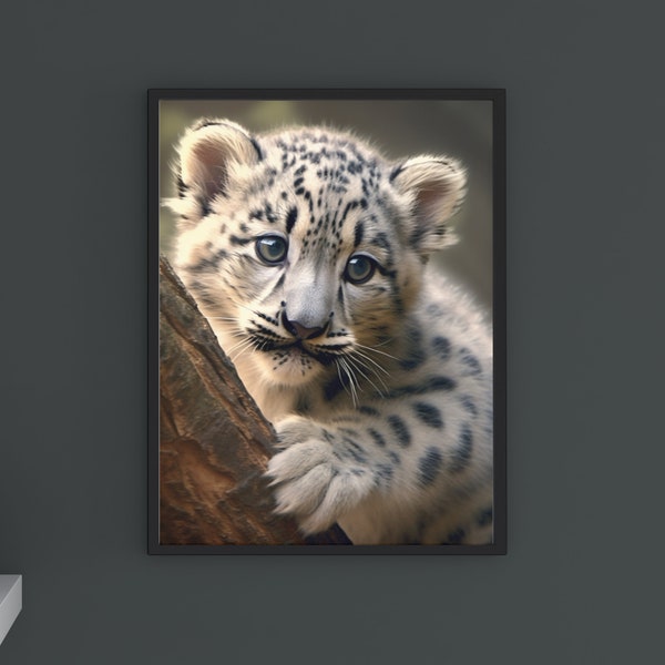 Leopard Cub Print - Etsy UK