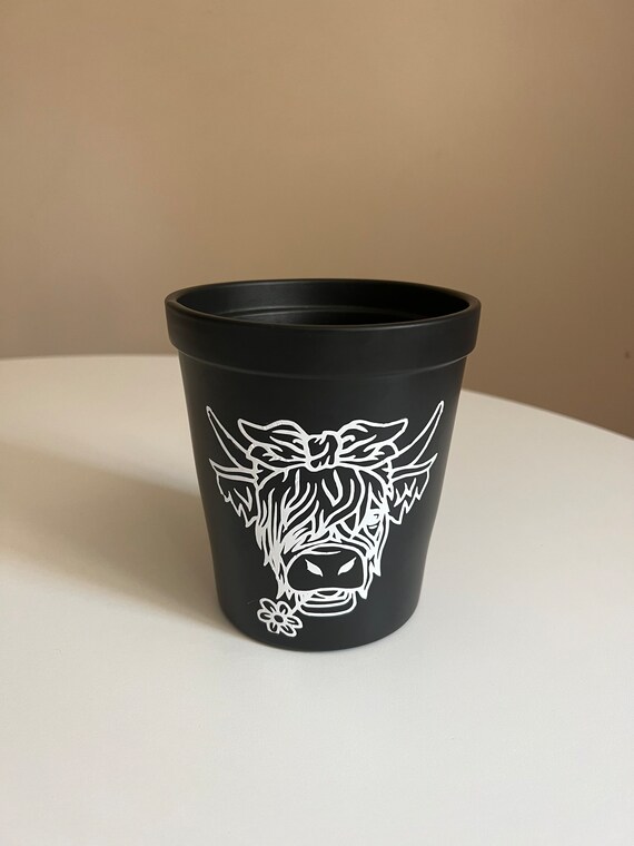 Western Flower Pot - Etsy