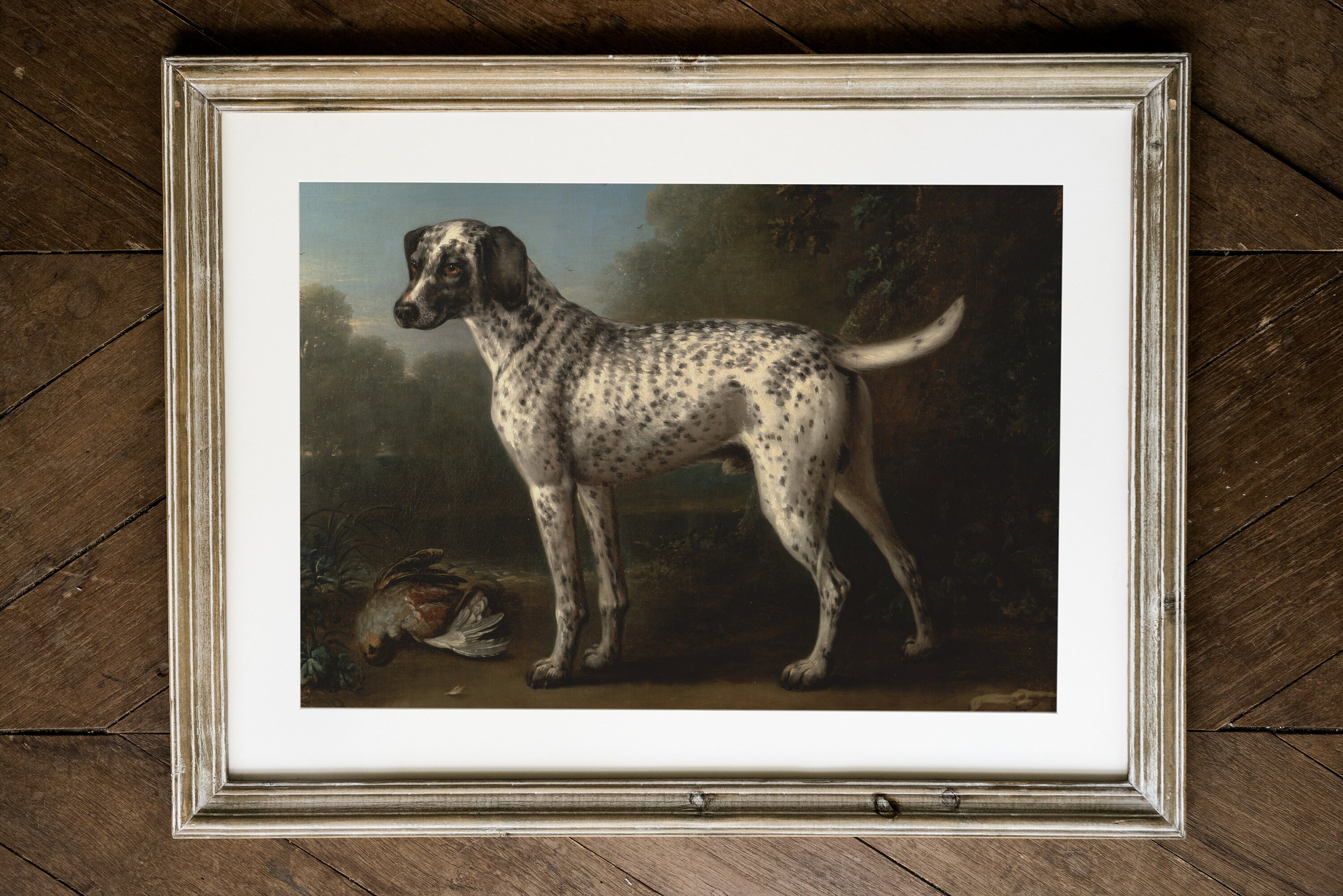 Vintage Hunting Dog Art Print | Hound Dog Oil Painting | Vintage ...