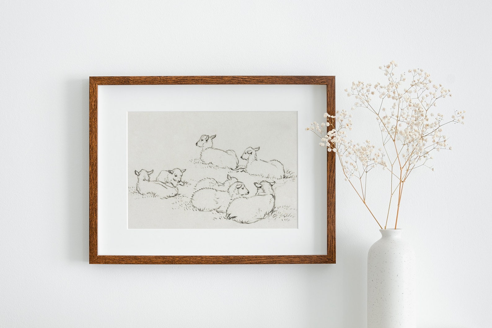 Vintage Sheep Sketch Sheep Line Art Pencil Sketch Drawing - Etsy