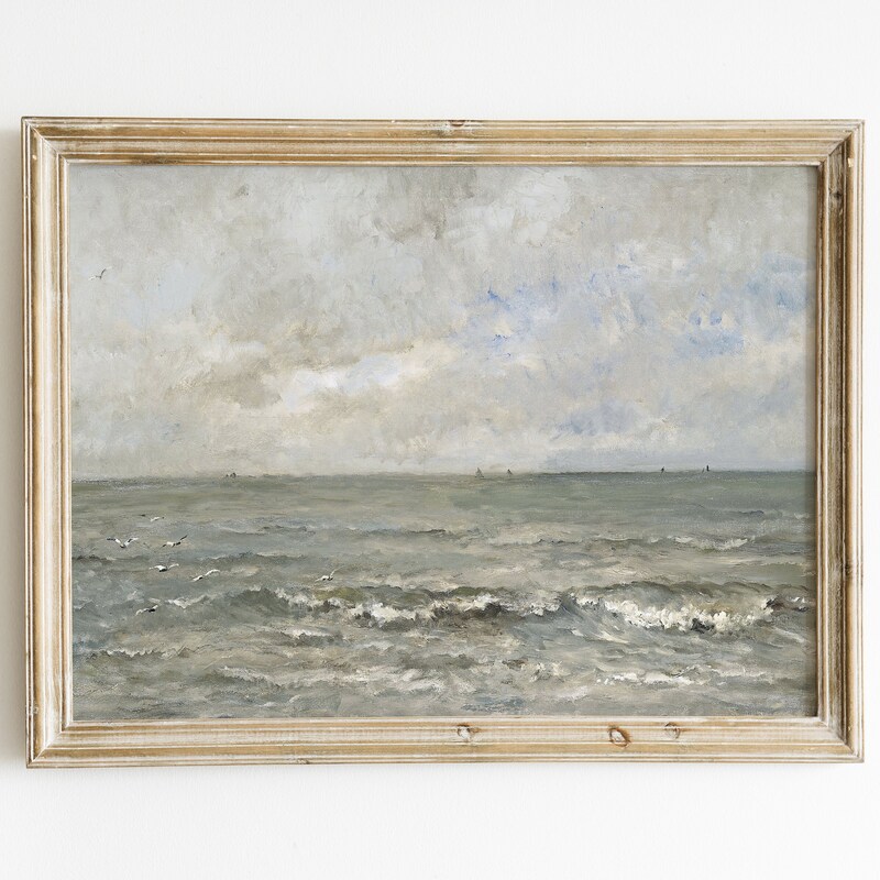Antique Seascape - Etsy